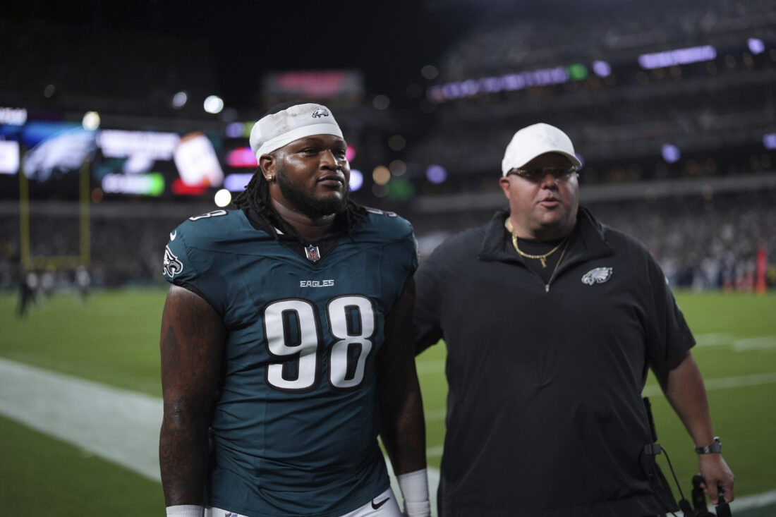 Philadelphia Eagles defensive lineman Jalen Carter fined for spitting ...